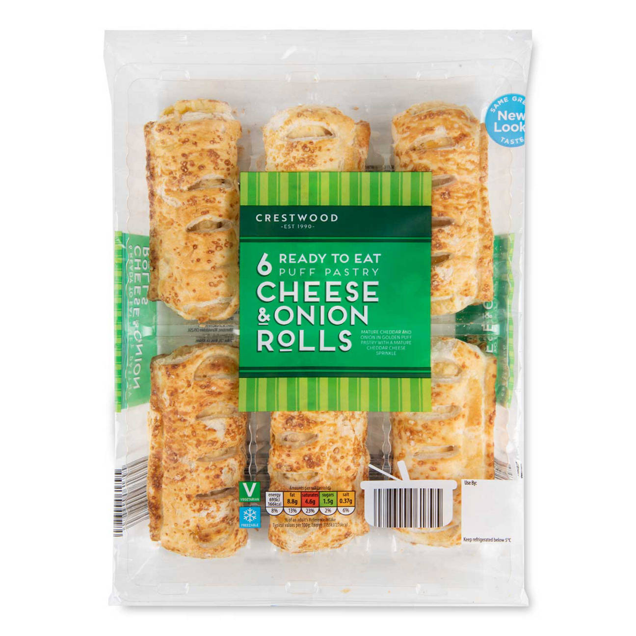 Cheese & Onion Rolls 6 Pack | ALDI UK